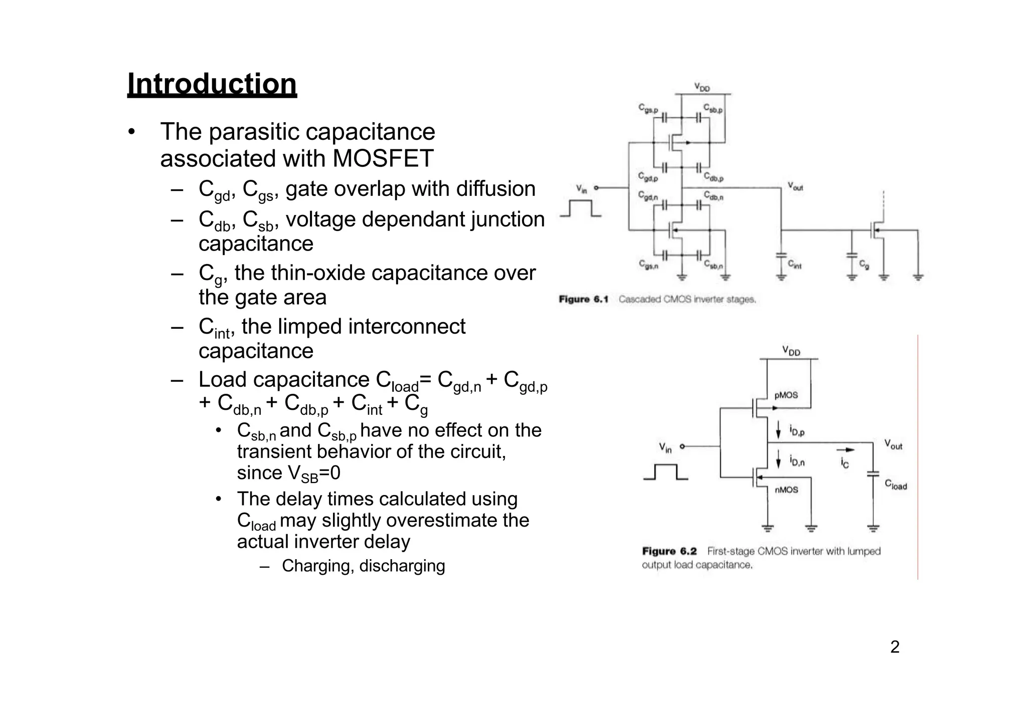 Mos Inverters Switching Characterstics And Interconnect Effects