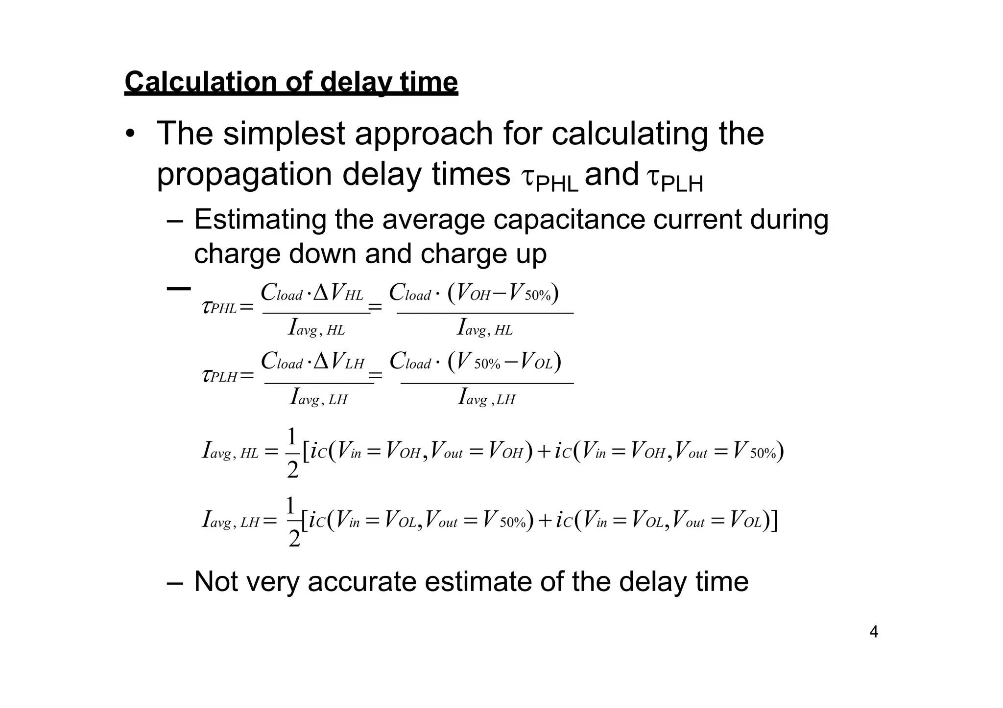 Mos Inverters Switching Characterstics And Interconnect Effects Convertedpptx Computer