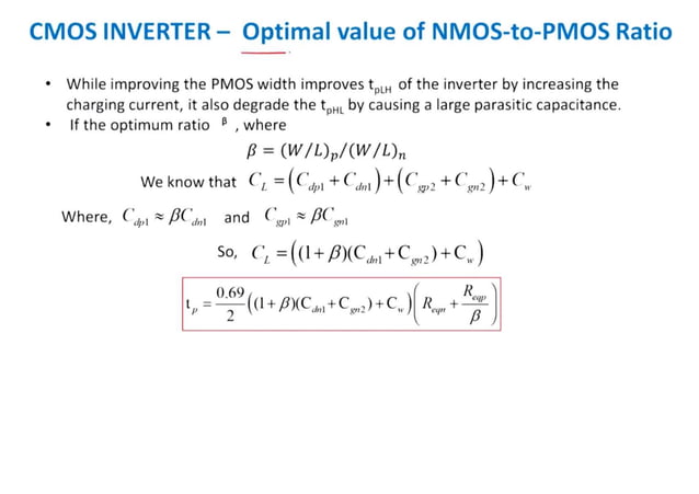 MOS Inverters Switching Characterstics and interconnect Effects ...