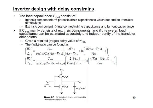 MOS Inverters Switching Characterstics and interconnect Effects-converted.pptx | Computer ...