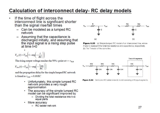 MOS Inverters Switching Characterstics and interconnect Effects ...