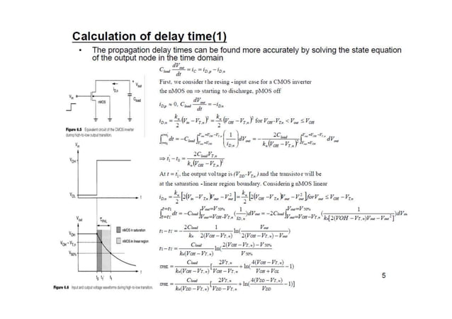 Mos Inverters Switching Characterstics And Interconnect Effects Convertedpptx Computer