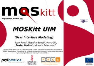 MOSKitt UIM (short description) | PPT