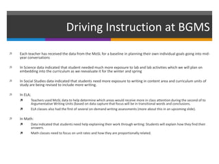 Mesures of Student Learning - Talent Management Pilot - Fall Assessment ...