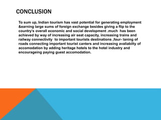 tourism services ppt | PPTX