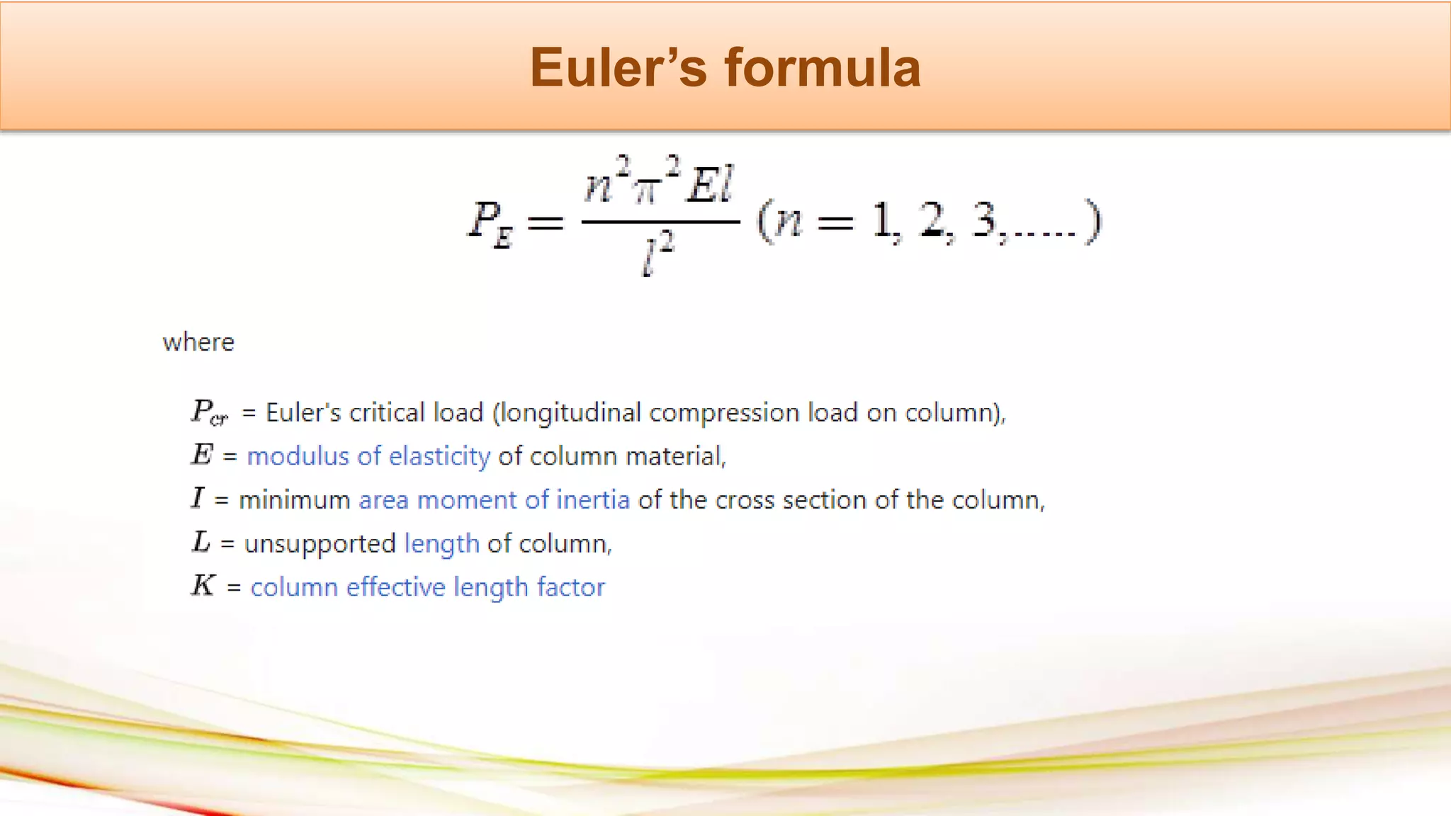 column and strut difference between them | PPTX