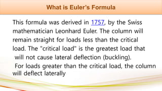 column and strut difference between them | PPTX