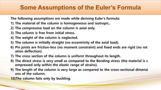 column and strut difference between them | PPTX
