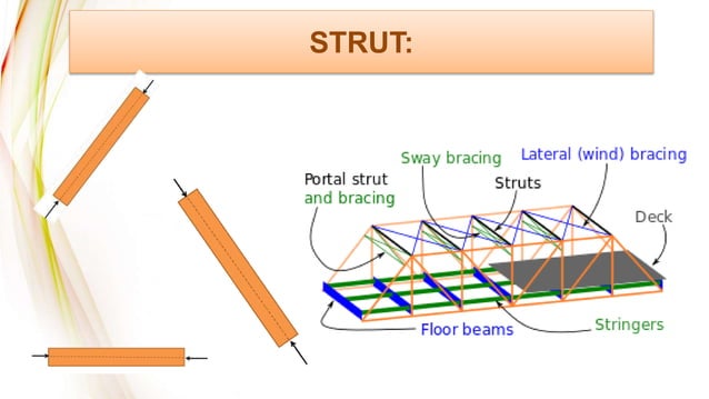 column and strut difference between them
