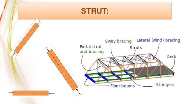 column and strut difference between them