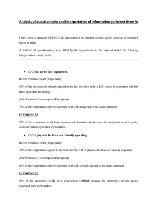 Service quality and customer satisfaction with reference to insurance ...