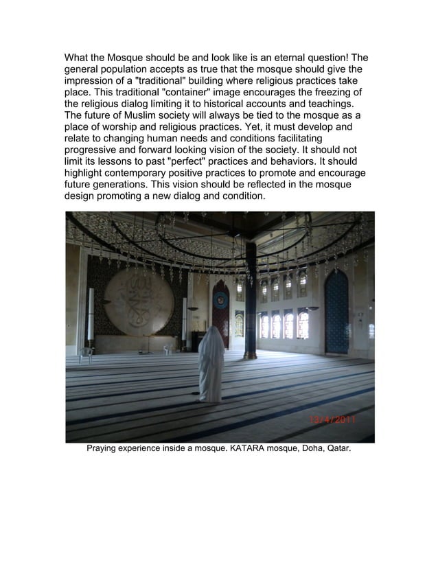 Mosque Architecture | PDF