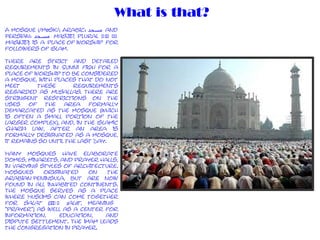 Mosques | PPT