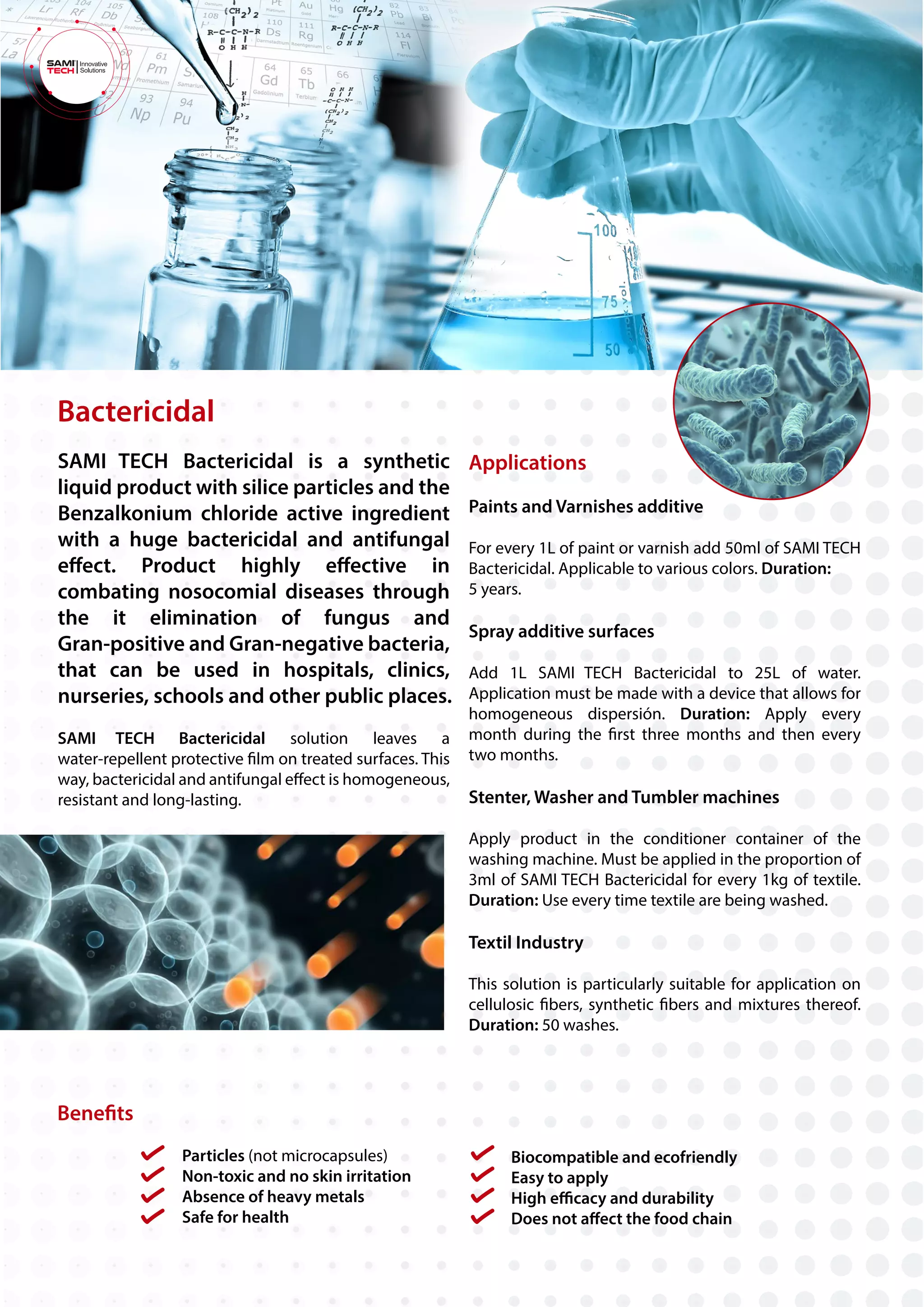 Mosquito Repeller and Bactericidal Solution Brochure | PDF