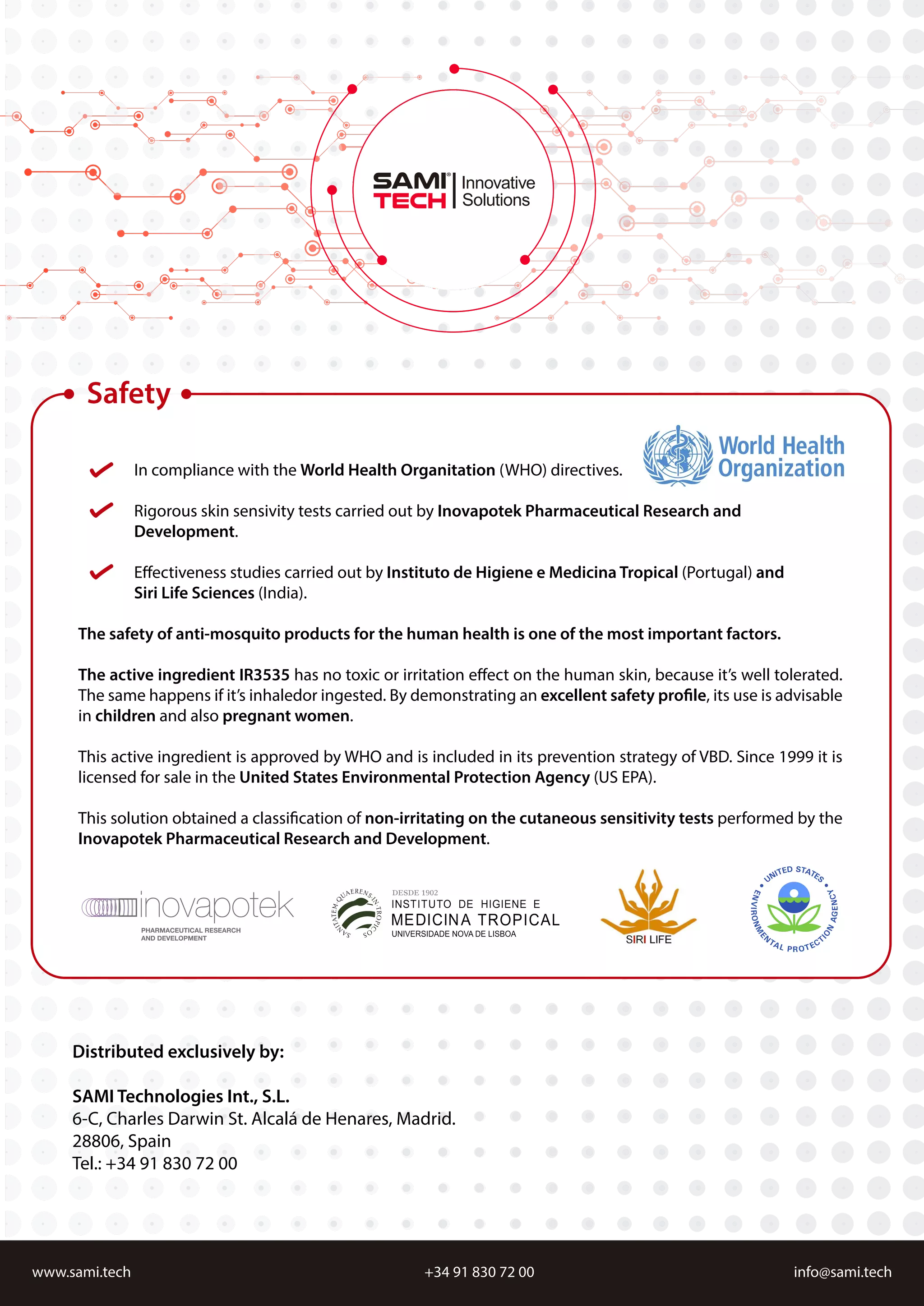 Mosquito Repeller and Bactericidal Solution Brochure | PDF