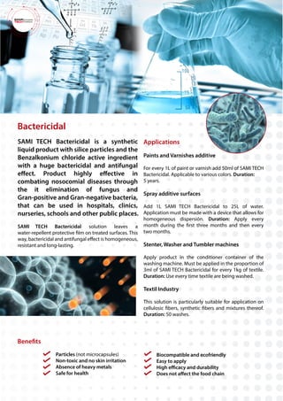 Mosquito Repeller and Bactericidal Solution Brochure | PDF