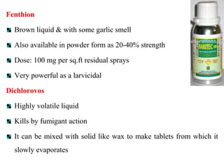 Mosquito Control Measures, Insecticides rodents dipesh.ppt