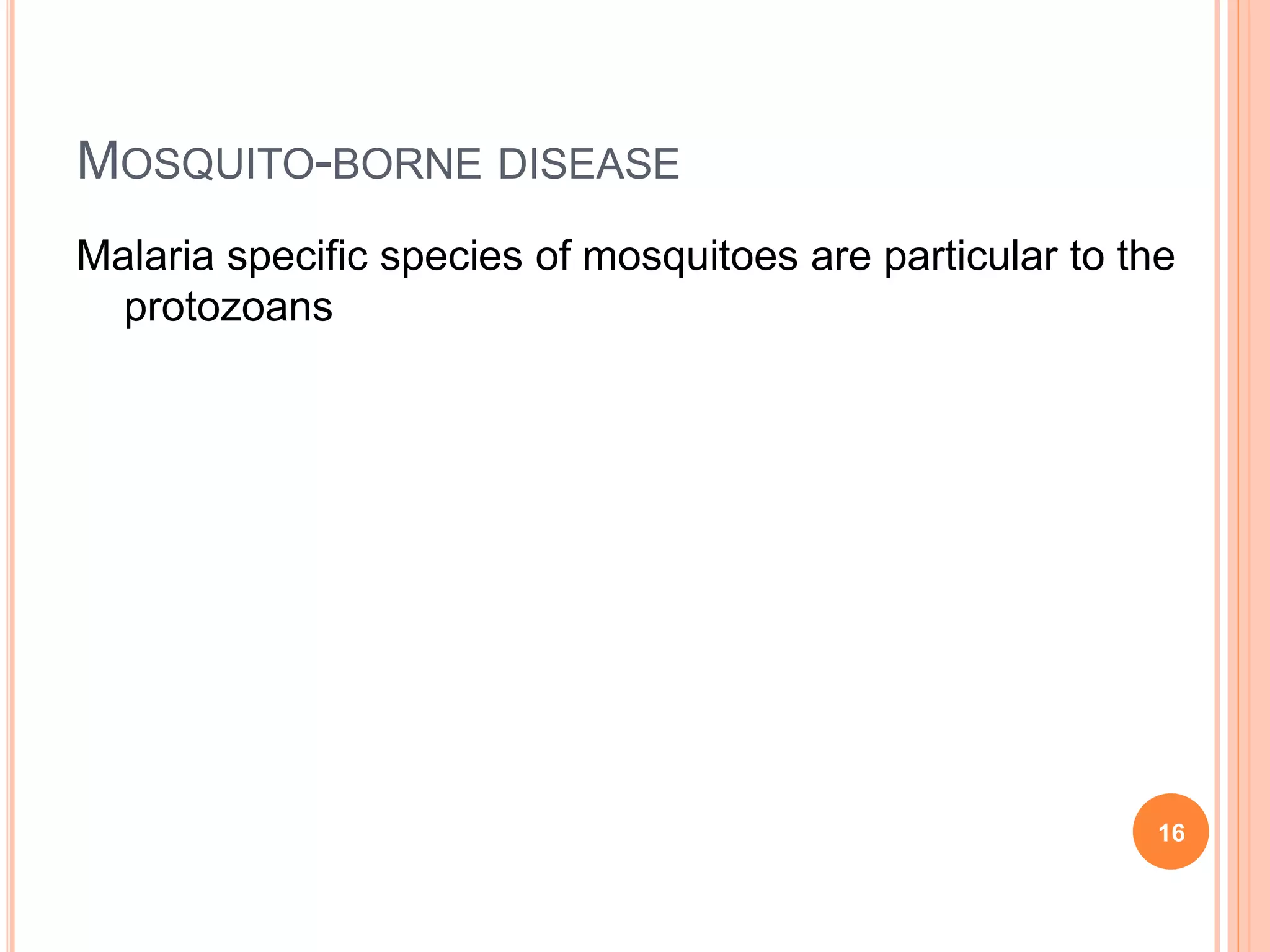 Mosquitoes vectors of malaria and their control | PPTX