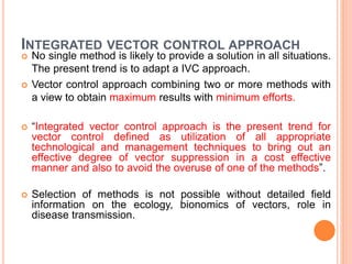 Mosquitoes vectors of malaria and their control | PPTX