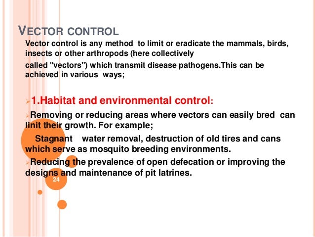 Mosquitoes vectors of malaria and their control