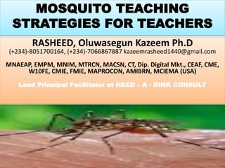 MOSQUITO STRATEGY FOR TEACHERS enhancement | PDF