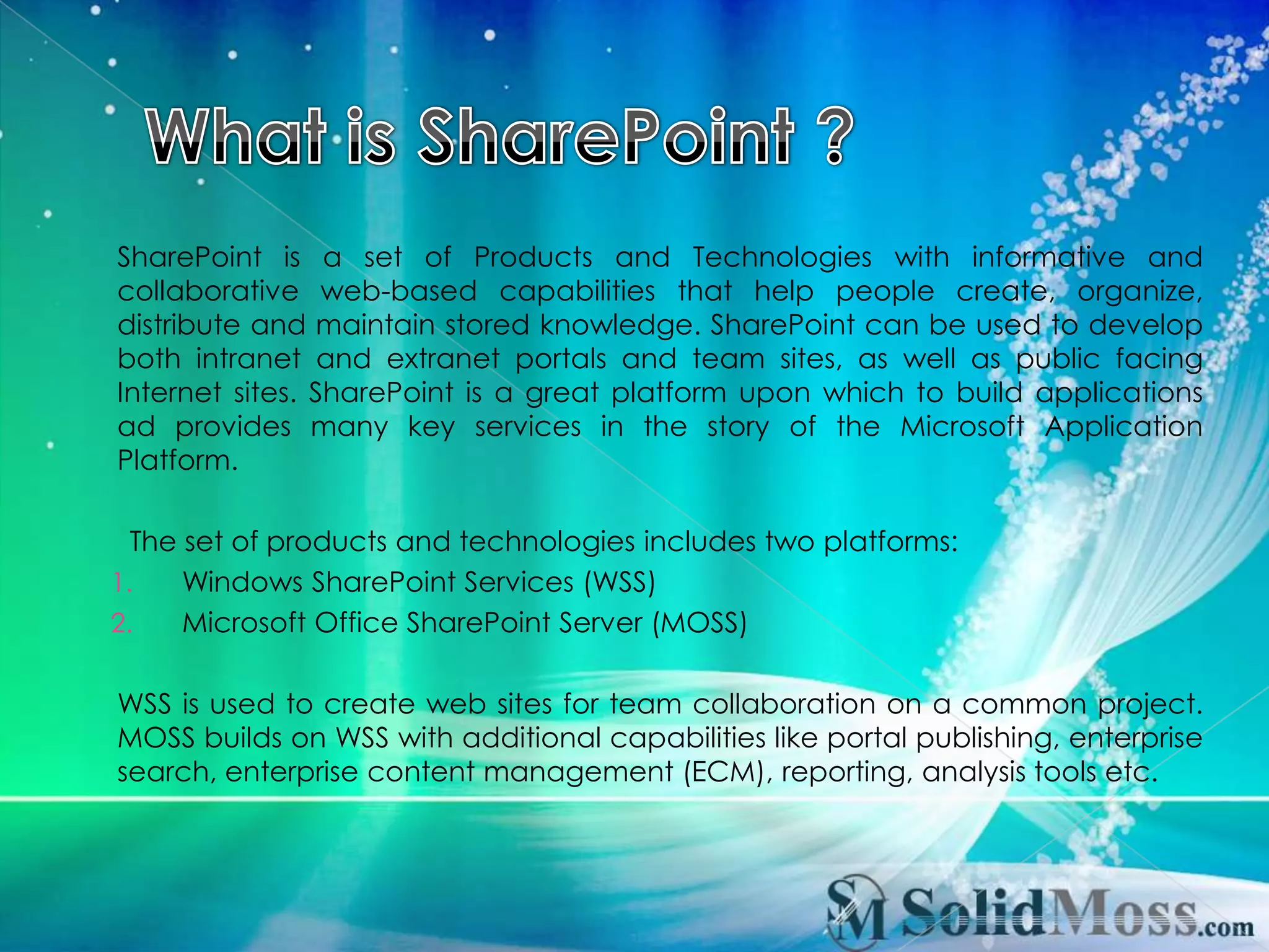 Moss introduction | PPTX