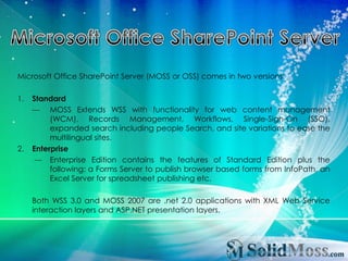 Moss introduction | PPTX