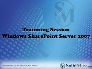 Moss introduction-session02 | PPTX | Internet | Computing