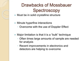 Mossbauer spectroscopy | PPTX