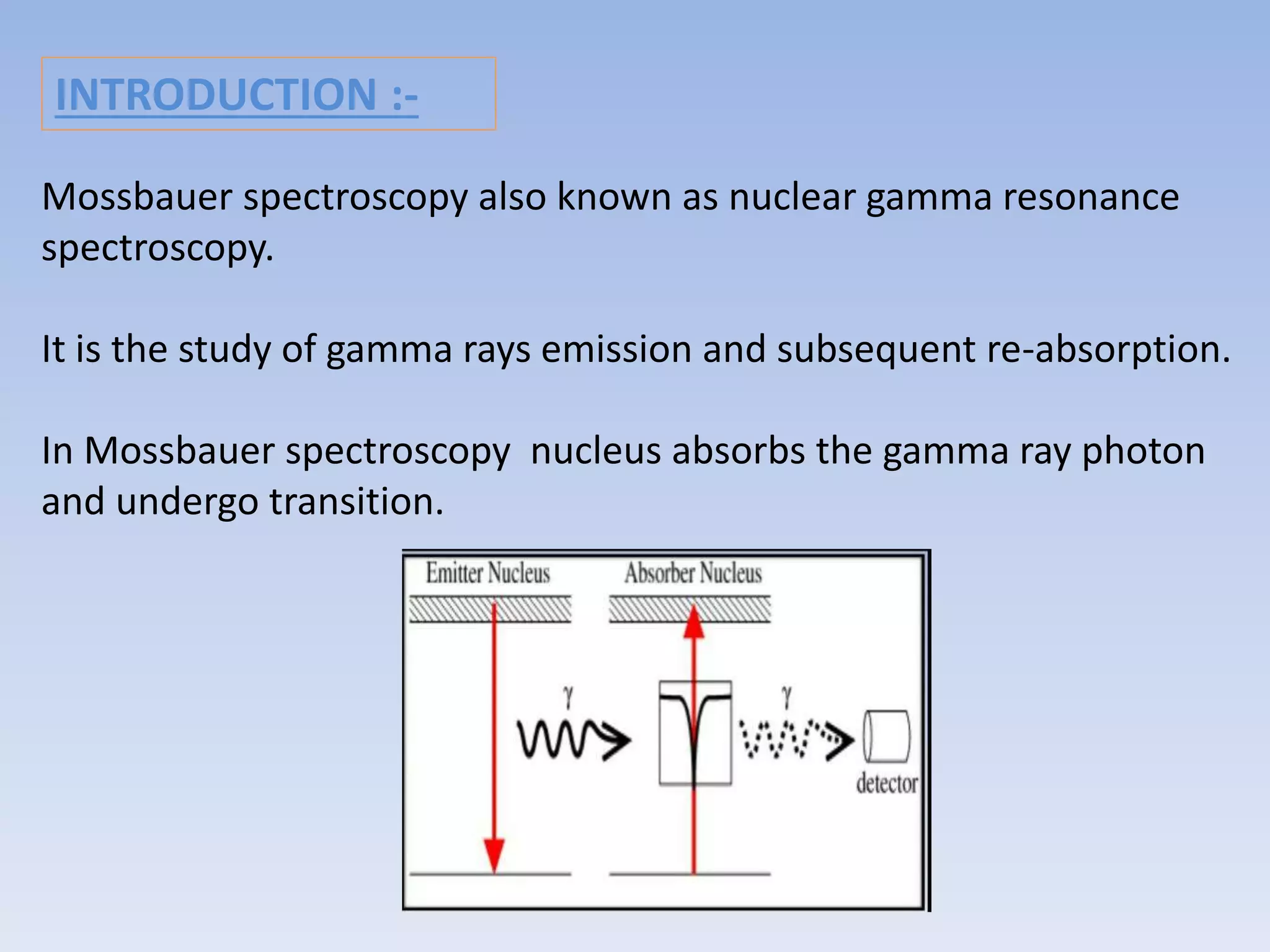 Mossbauer Spectroscopy | PPTX