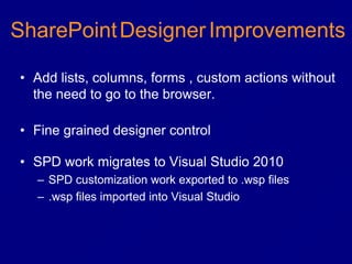 SharePoint 2010 Development | PPT