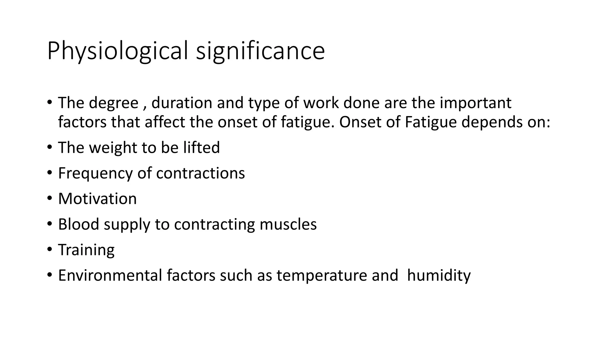 Mosso's ergography | PPTX