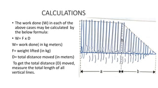 Mosso's ergography | PPTX