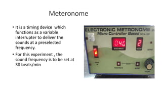 Mosso's ergography | PPTX