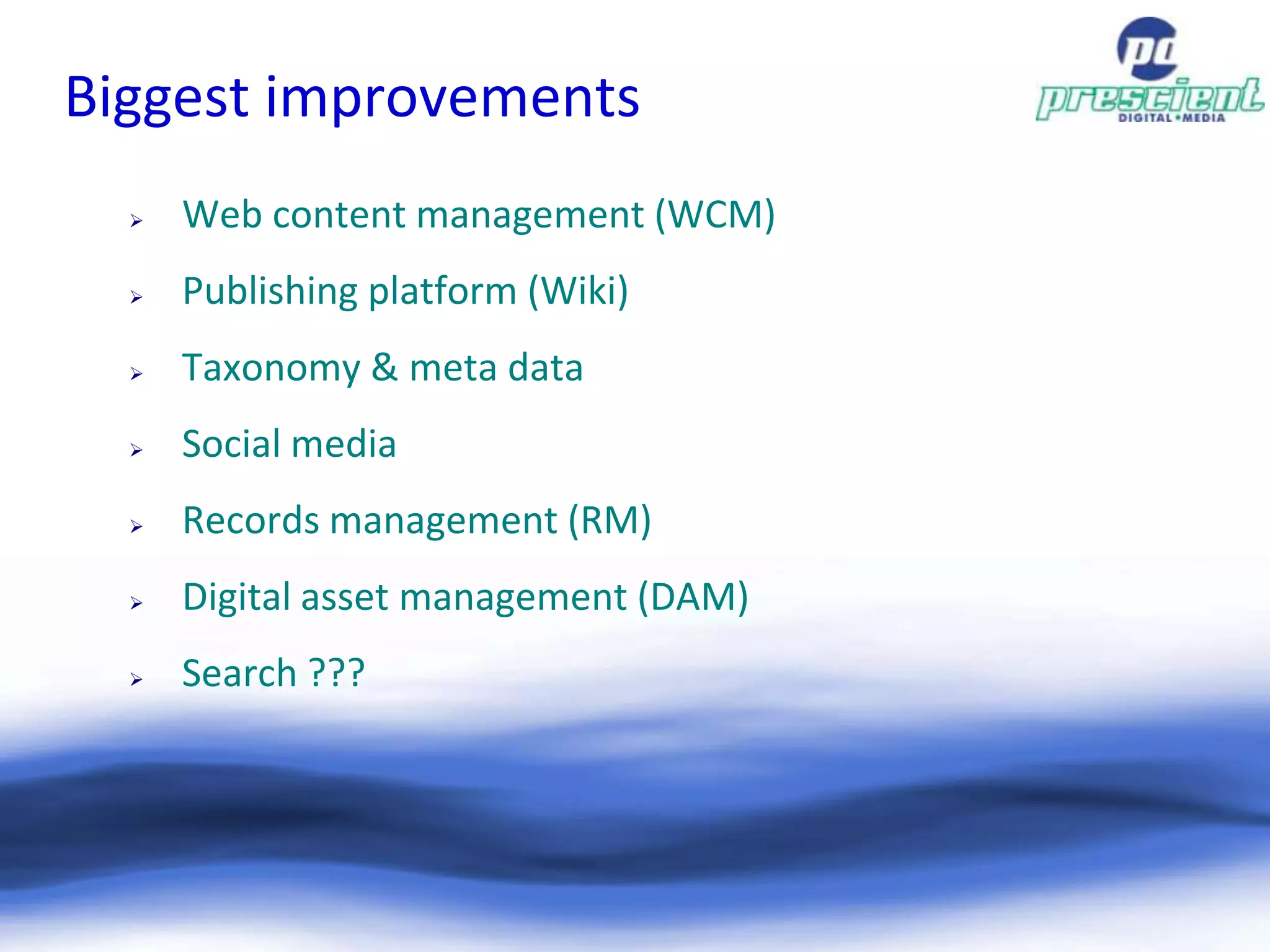 SharePoint Pros & Cons (2007-2010) | PPTX