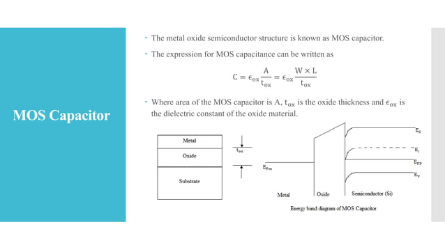 MOS Structure.pptx | Chemistry | Science