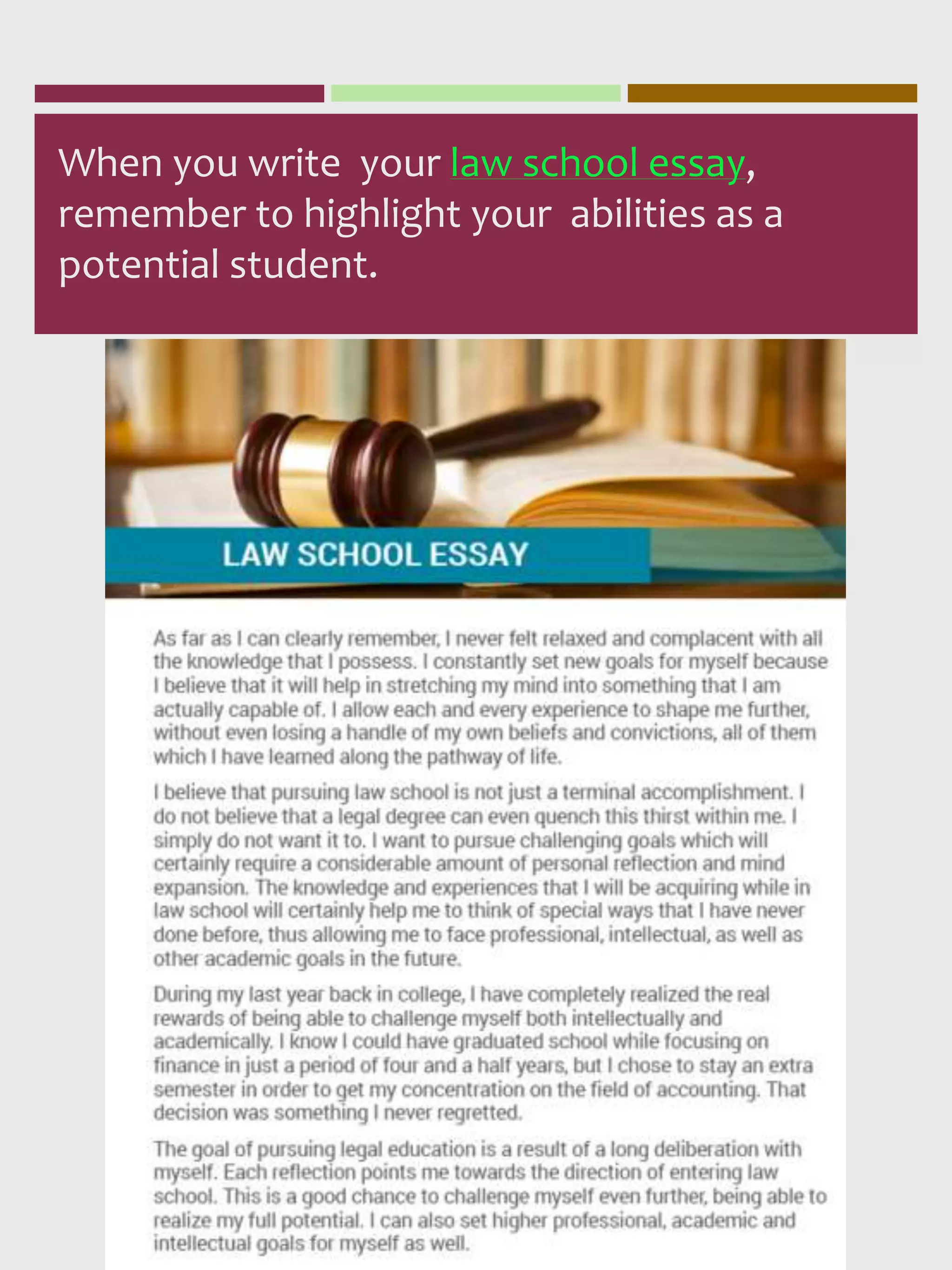 Most Impressive LLM Personal Statement Samples Ever | PPTX