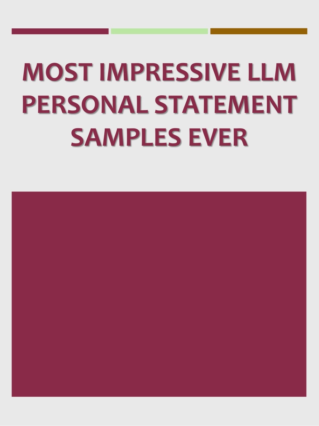 Most Impressive LLM Personal Statement Samples Ever most-impressive-llm-personal-statement-samples-ever