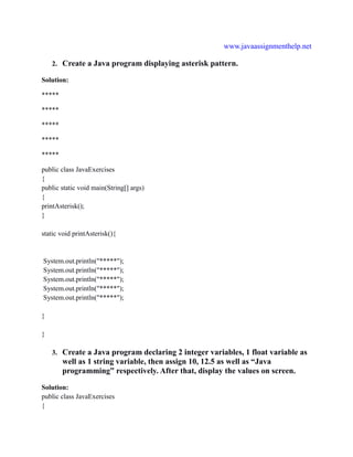 Best Java Problems and Solutions | PDF