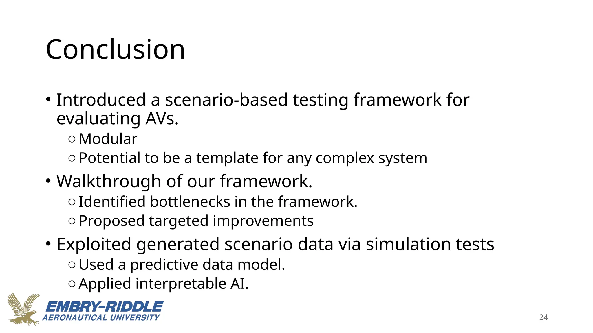 An Integrated Scenario-Based Testing and Explanation Framework for ...