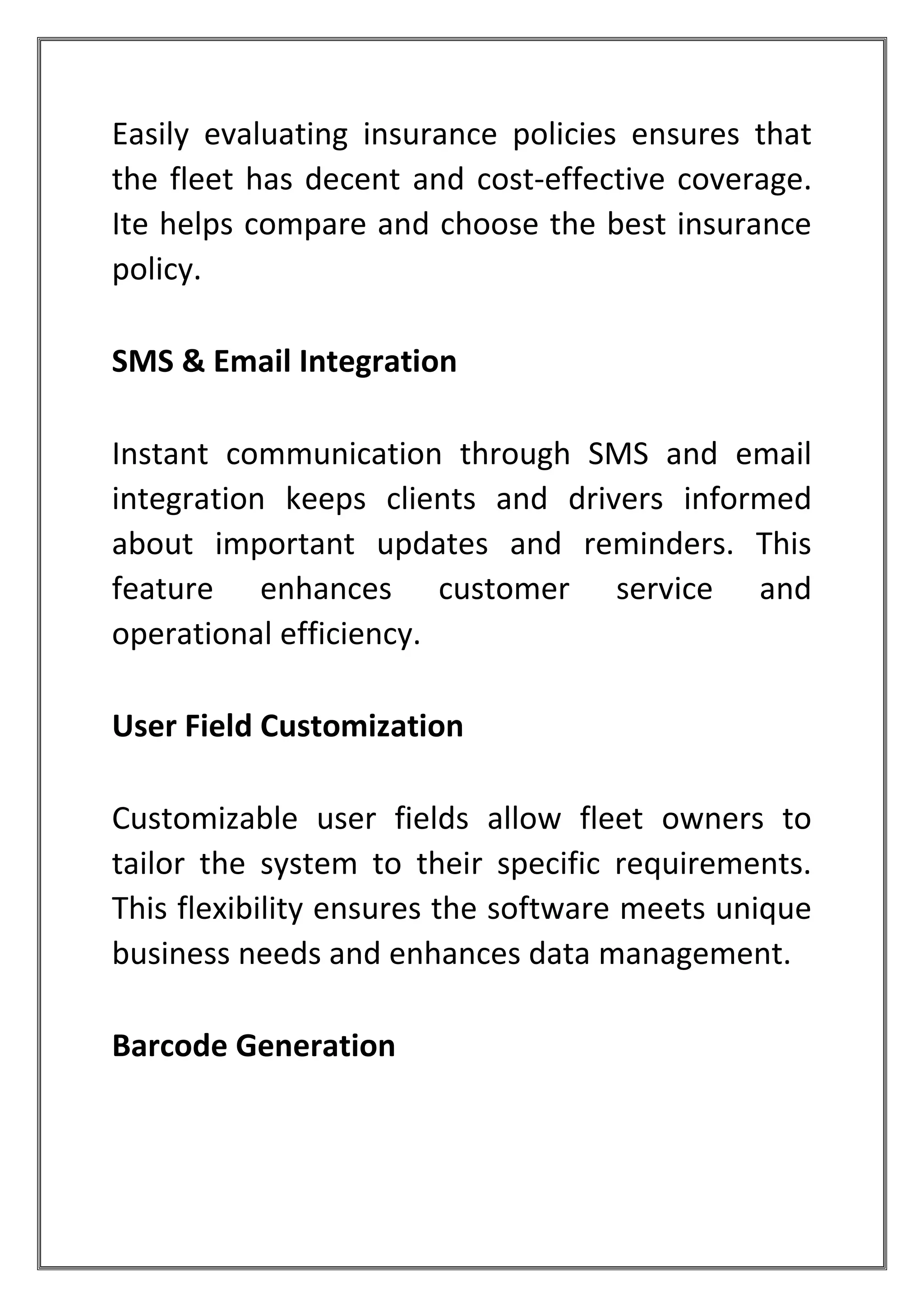 The Most Advanced Fleet Management System | PDF