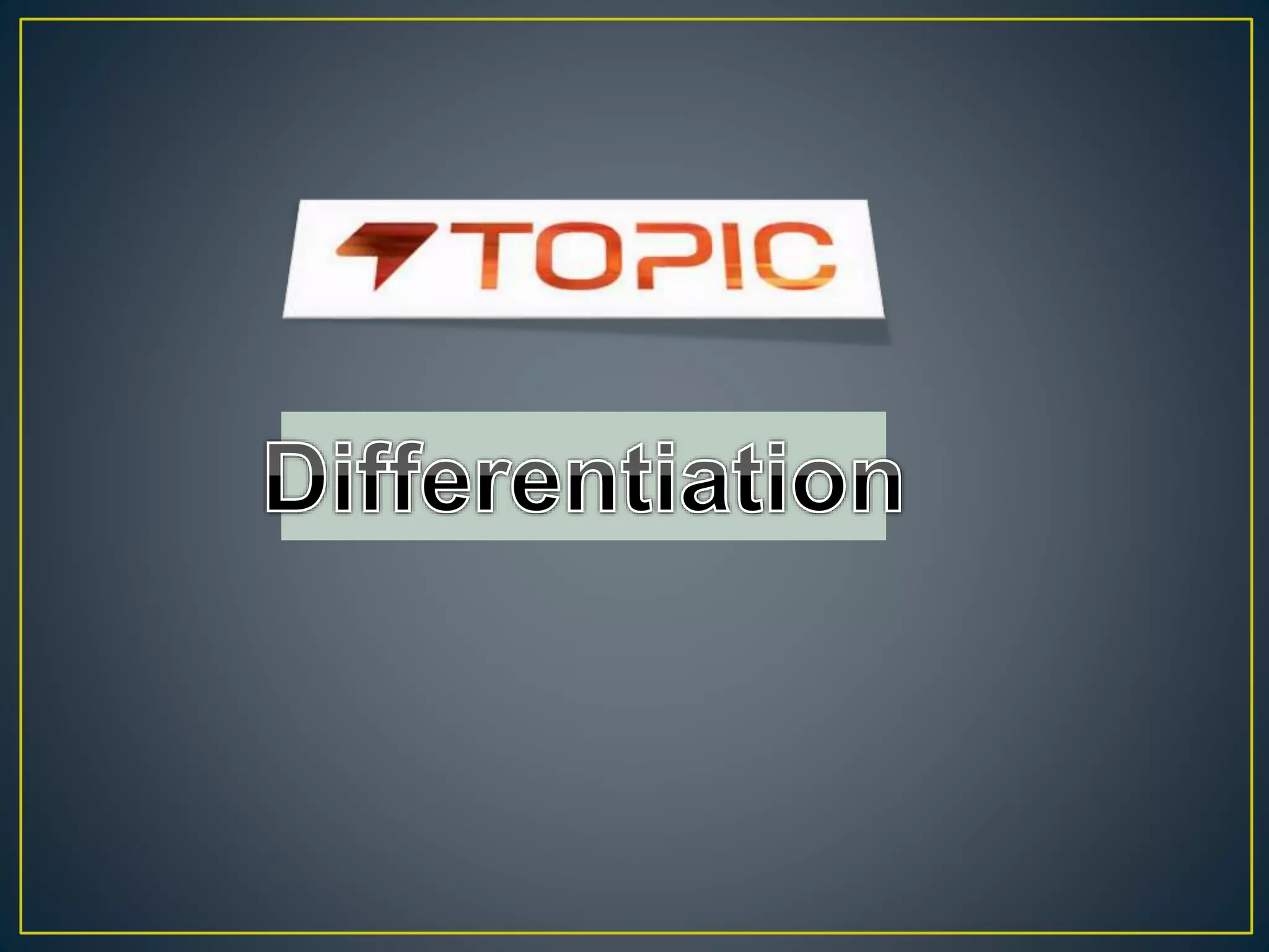 application of differentiation | PPT