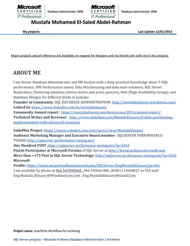 Mostafa EL-Masry Project | DOC