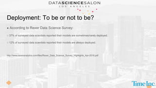 Data Science Salon: A Journey of Deploying a Data Science Engine to ...