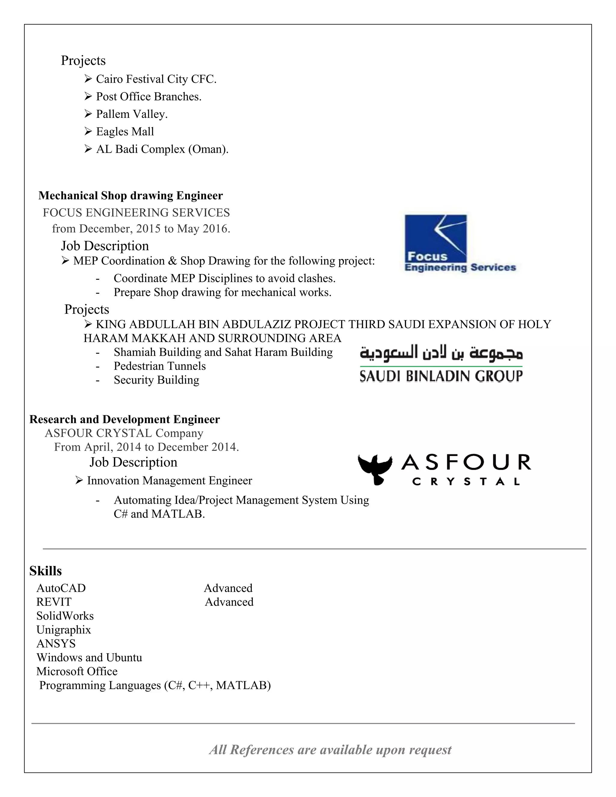 Mostafa ramzi's CV | PDF
