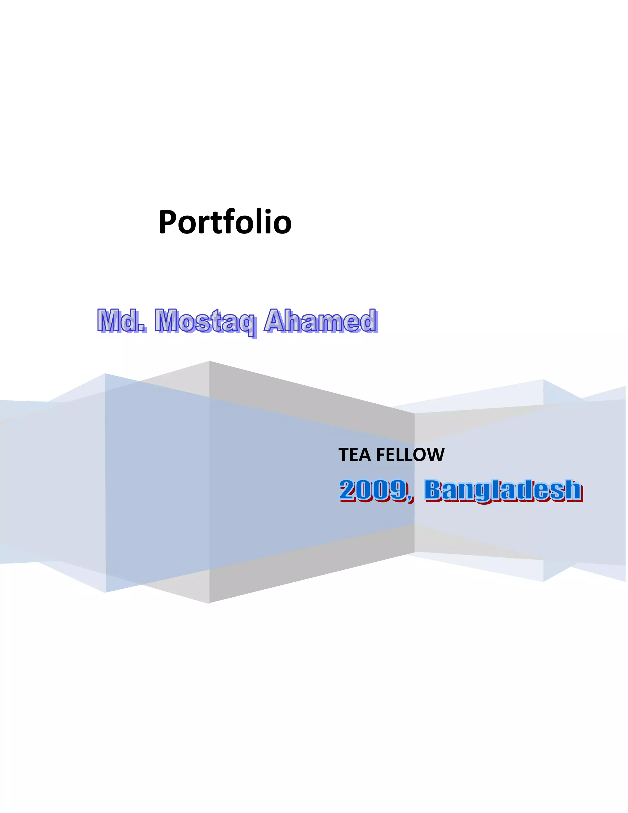 Mostaq`S Portfolio | DOCX