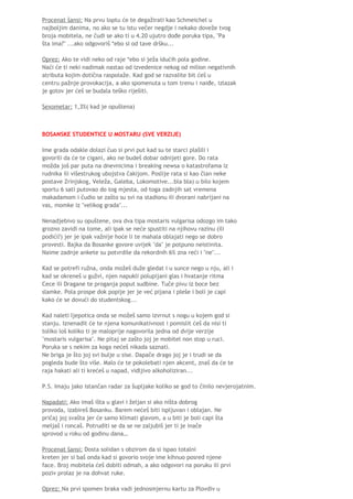 Mostarke u dvije verzije, bosanske studentice i capi iz zapadne hercegovine | DOC