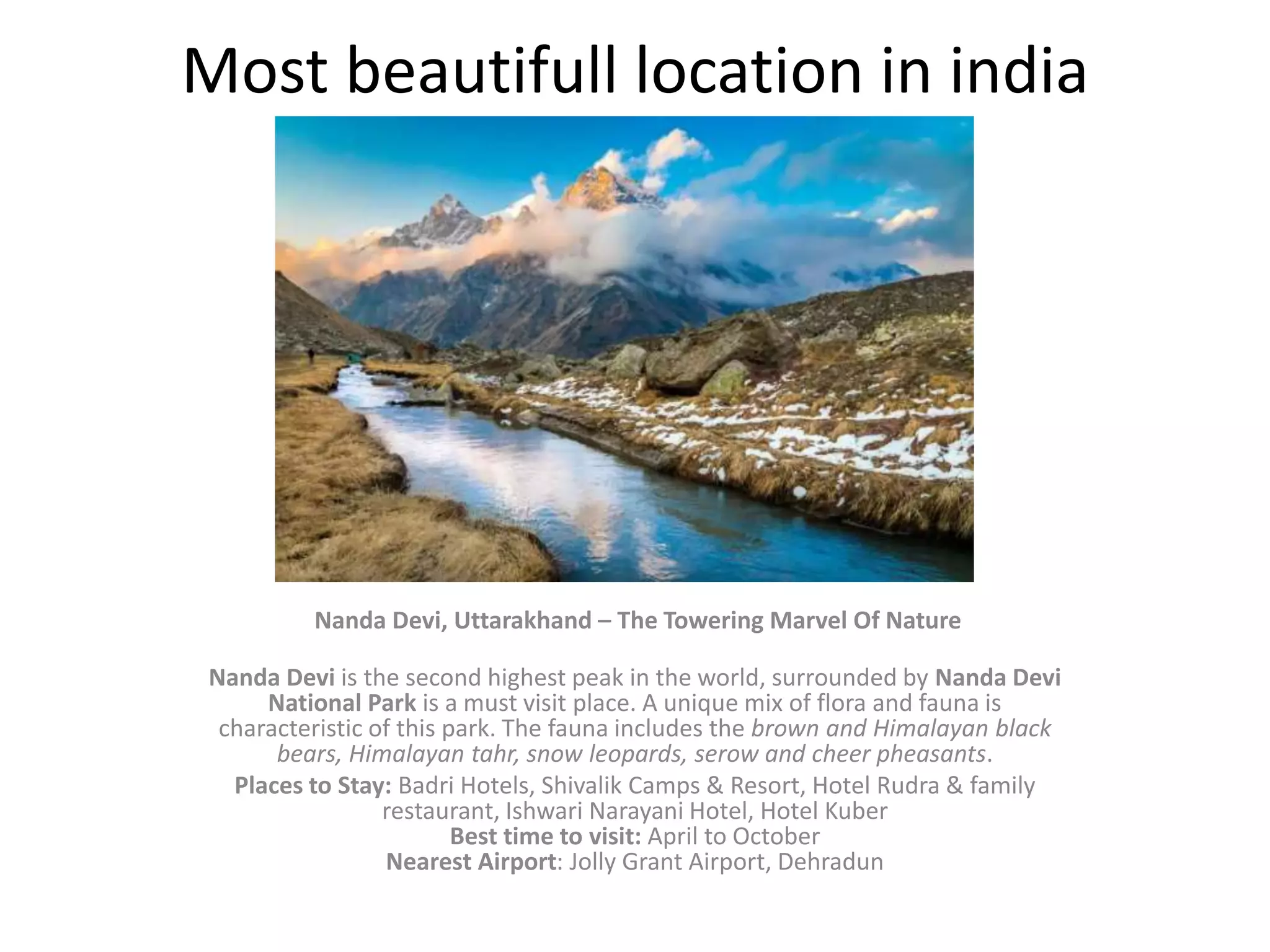 Most beautifull location in india.pptx
