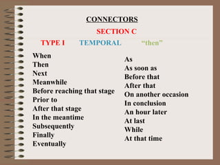 Most common connectors | PPT