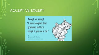 Most common grammar errors | PPT